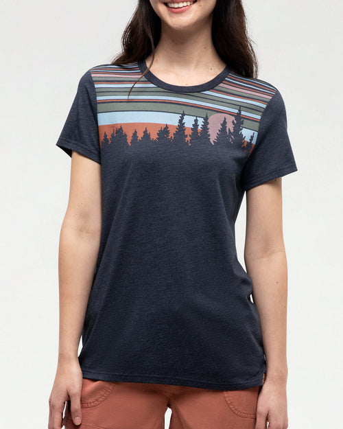 Womens Retro Juniper T-Shirt | Recycled Materials