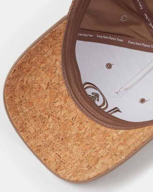 Ungendered Logo Cork BriAltitude Hat | Organic Cotton