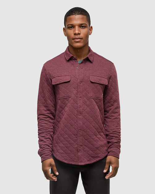Mens Quilted Colville Shacket | Recycled Materials