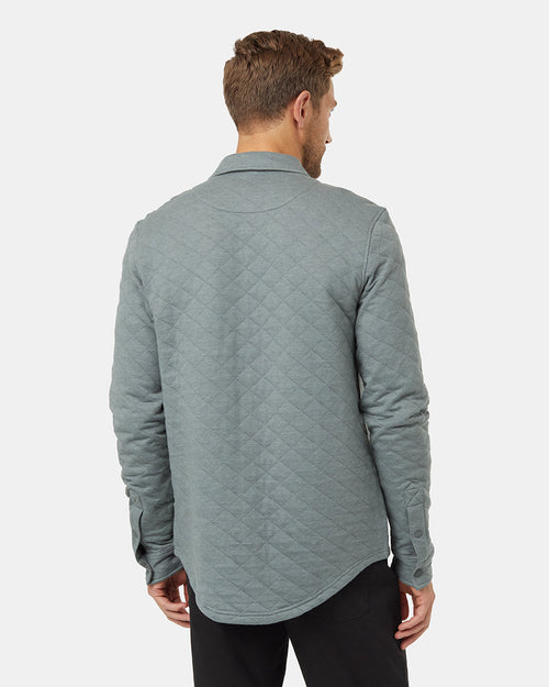 Mens Colville Quilted Shacket | Recycled Materials