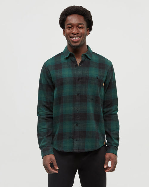 Mens Forest Flannel Shirt | Recycled Materials