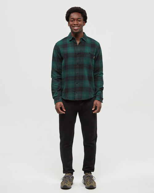 Mens Forest Flannel Shirt | Recycled Materials