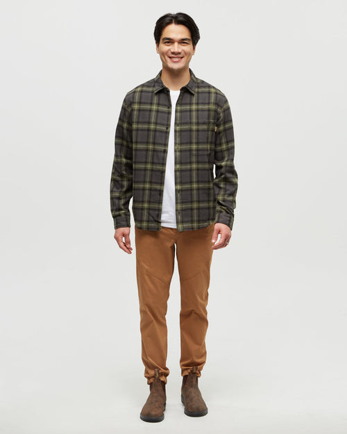 Mens Forest Flannel Shirt | Recycled Materials