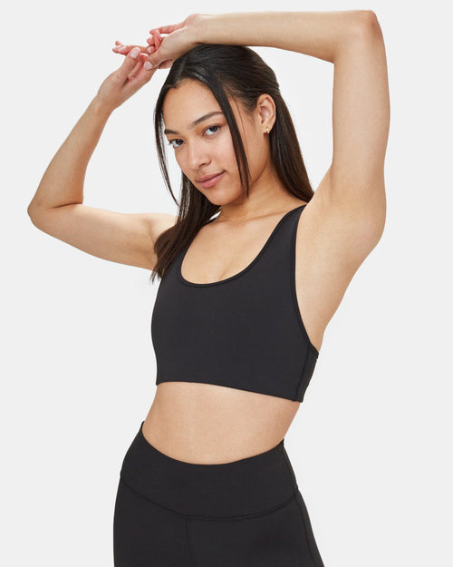 Womens InMotion Mesh Insert Bra Top | Recycled Polyester